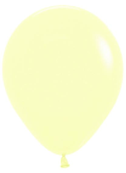 5" Pastel Matte Yellow - Hico Balloons