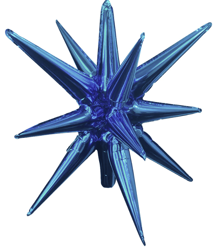 26" BLUE STARBURST - Hico Balloons
