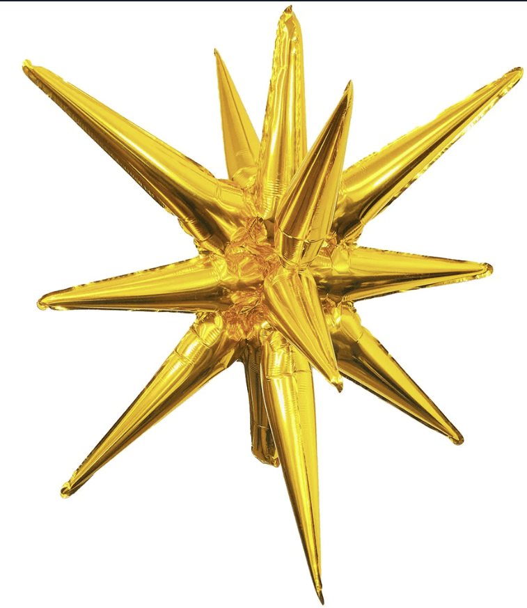 40" STARBURST GOLD - Hico Balloons